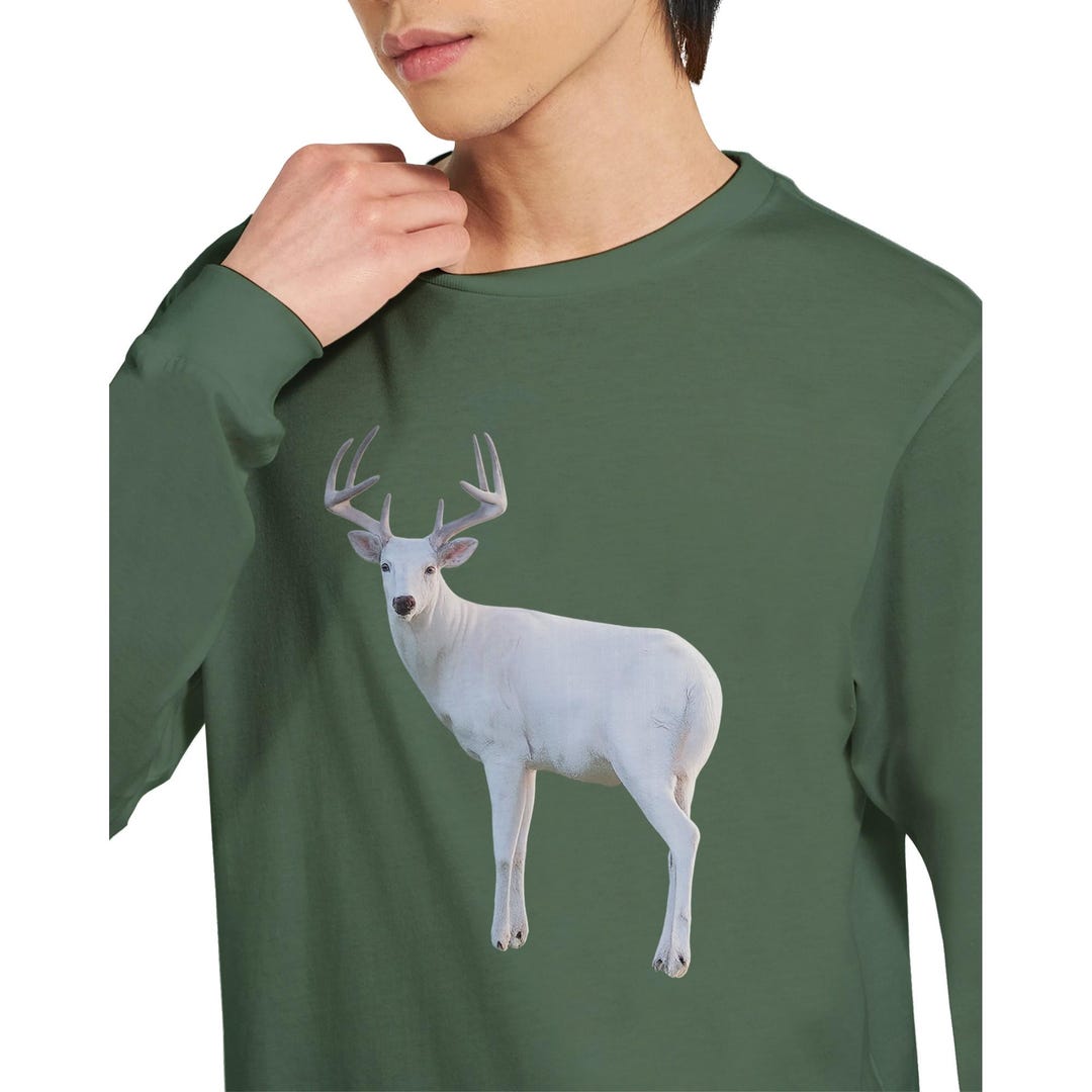 White Stag Long Sleeve Shirt | Irish Mythology | White Buck | Celtic ...