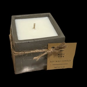 Handmade Square Soy Candle - Etsy