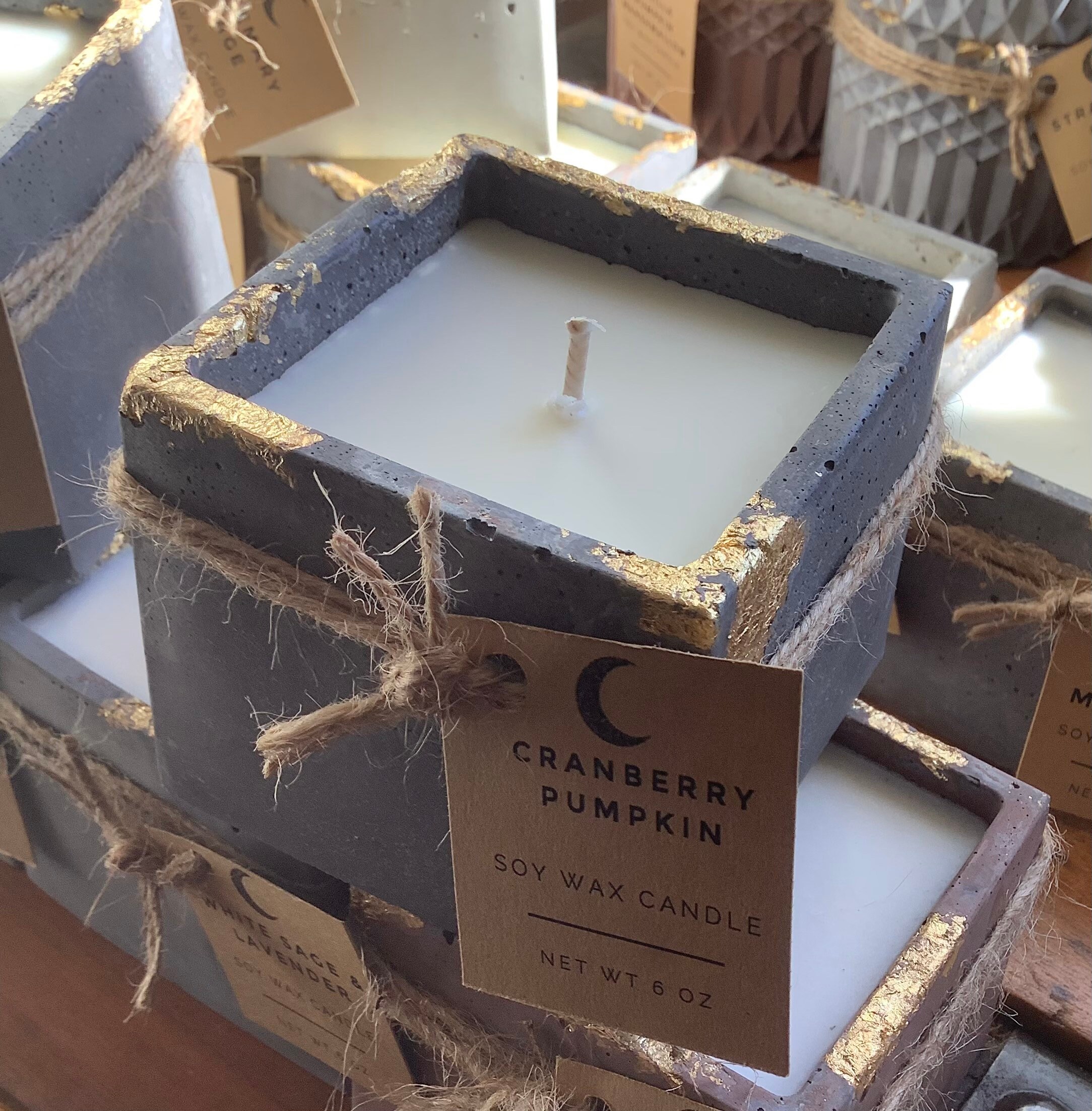 Handmade Square Soy Candle - Etsy