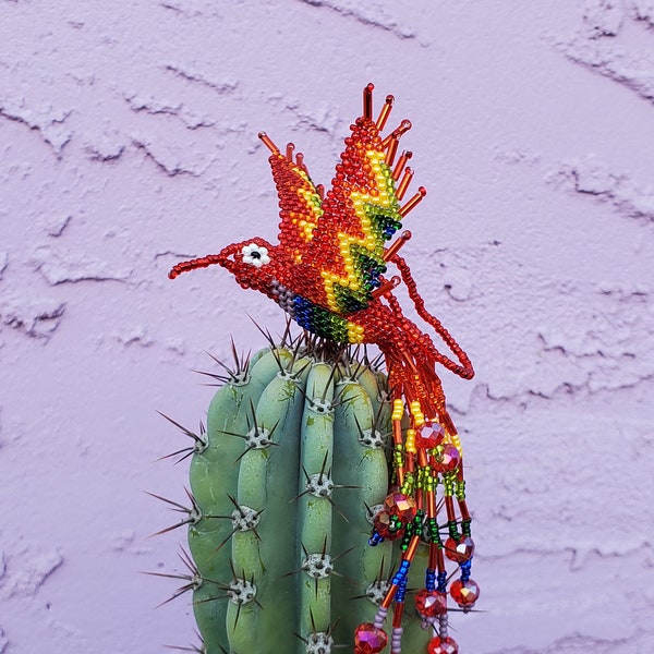 Beaded Hummingbird - Etsy