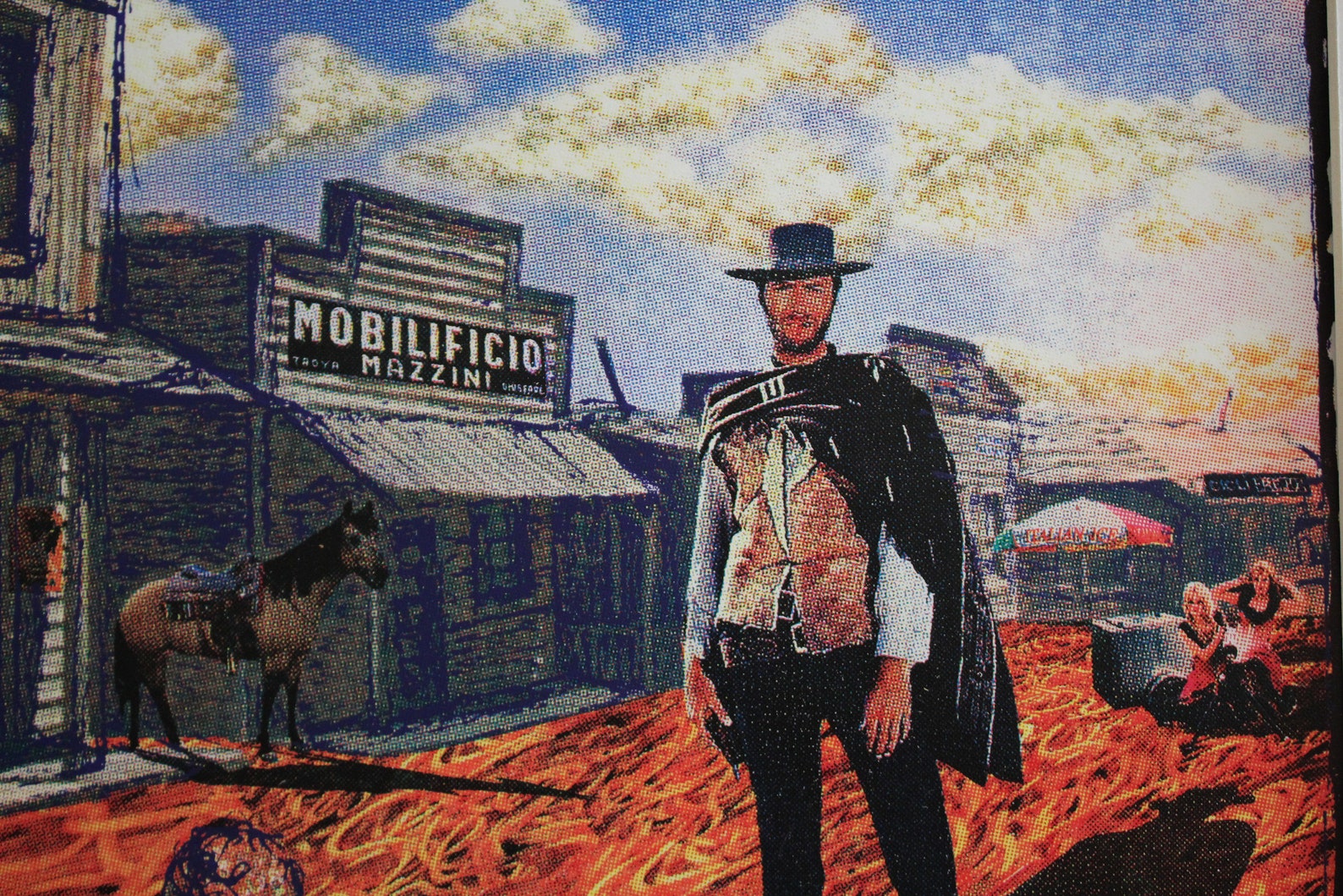 Spaghetti Western Screen Print - Etsy