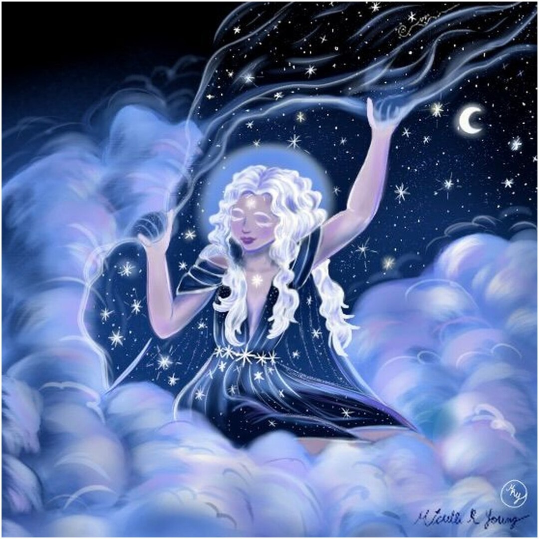 Astrea the Star Maiden Art Print - Etsy