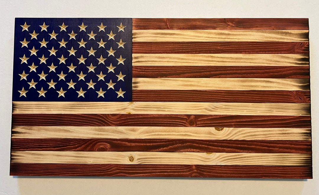 Wood Flag - Etsy