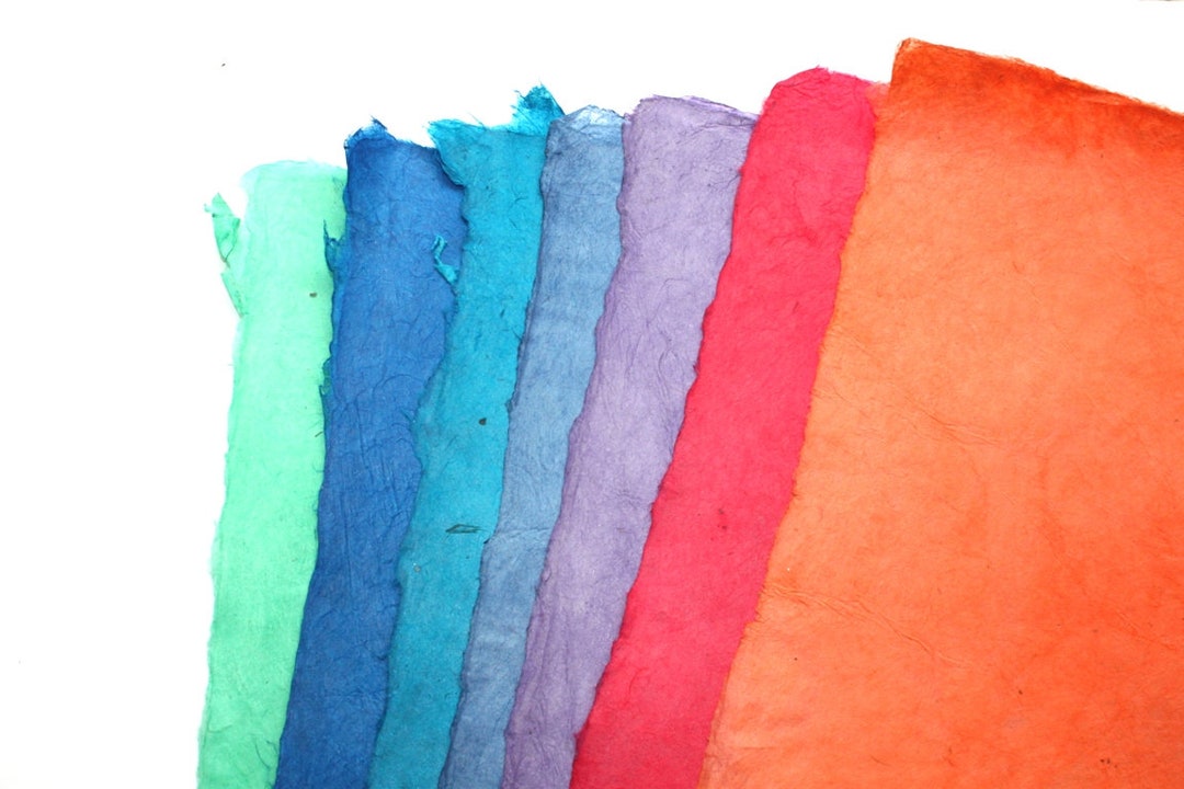 Handmade Paper Uni Color Wrapping Handicraft Paper - Etsy