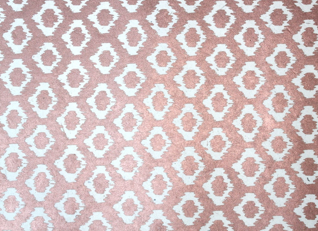 Nepal Paper Natural Paper Rhombus Copper - Etsy