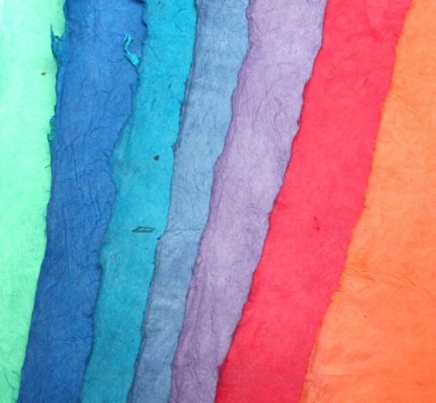Handmade Paper Uni Color Wrapping Handicraft Paper - Etsy