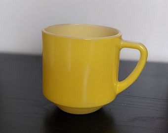 Yellow Milk Glass | Etsy