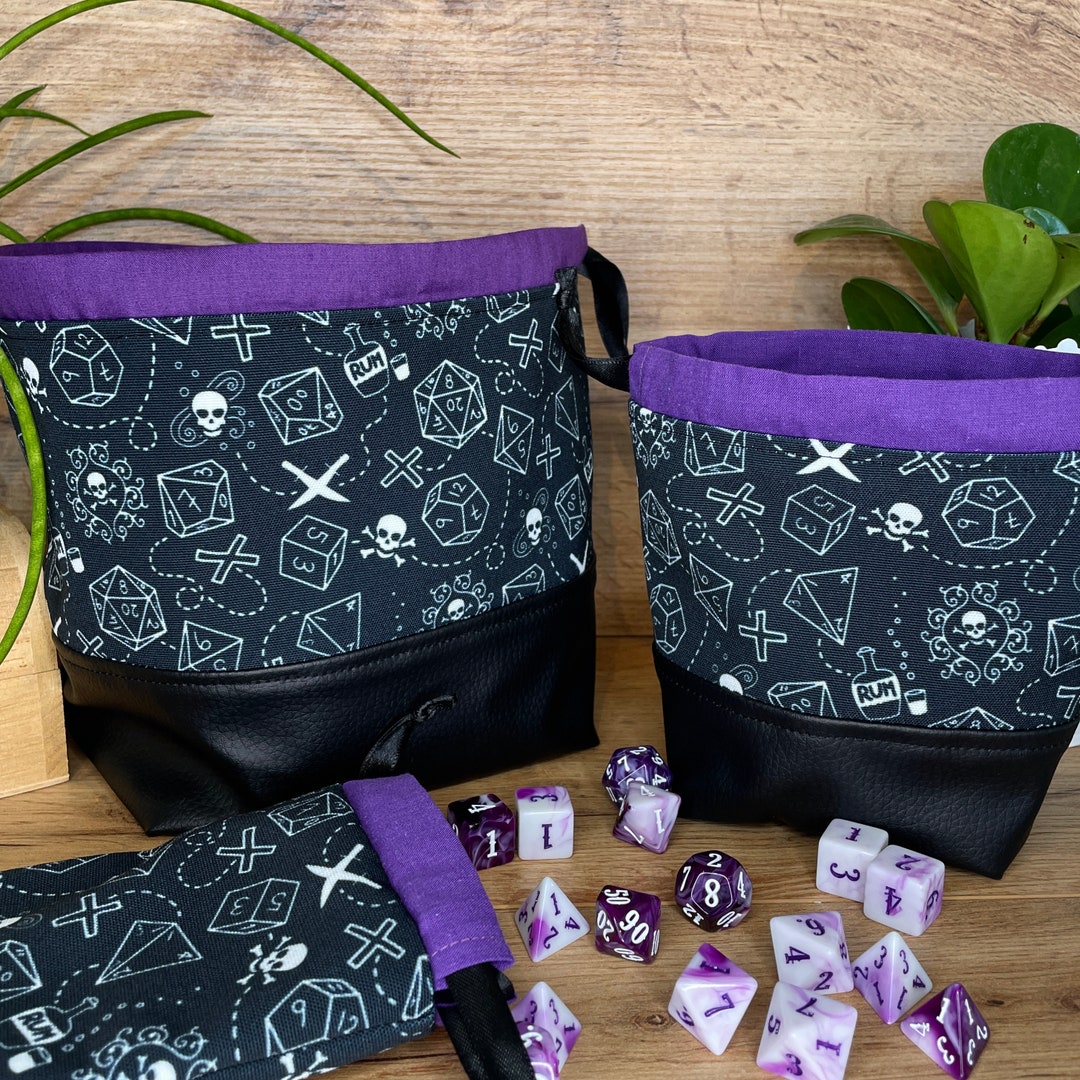 Gothic Pirate Dice Bags Handmade, Dnd5e, Dungeons and Dragons, Tabletop ...