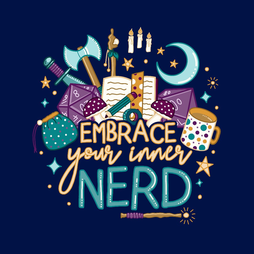 Embrace Your Inner Nerd Unisex T-shirt Dnd Roleplaying - Etsy
