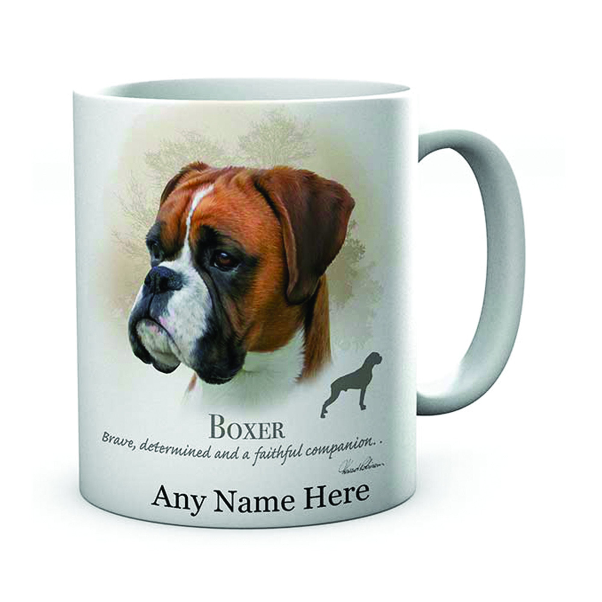 Personalised Boxer Dog Image on Ceramic Tea/coffee Mug Ideal - Etsy