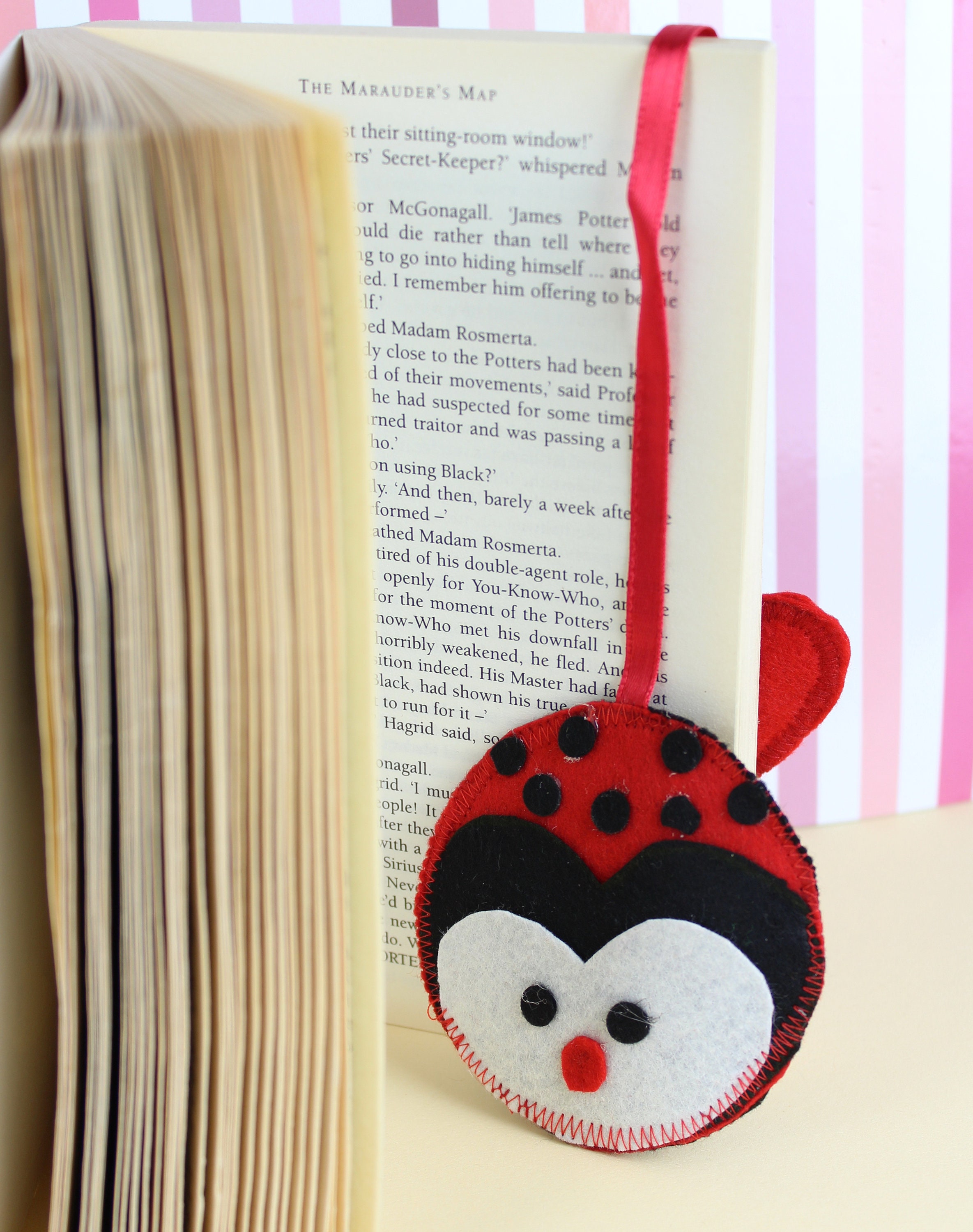 Ladybug Bookmark, Insect Bookmark, Primary School Gift, Preschool ...