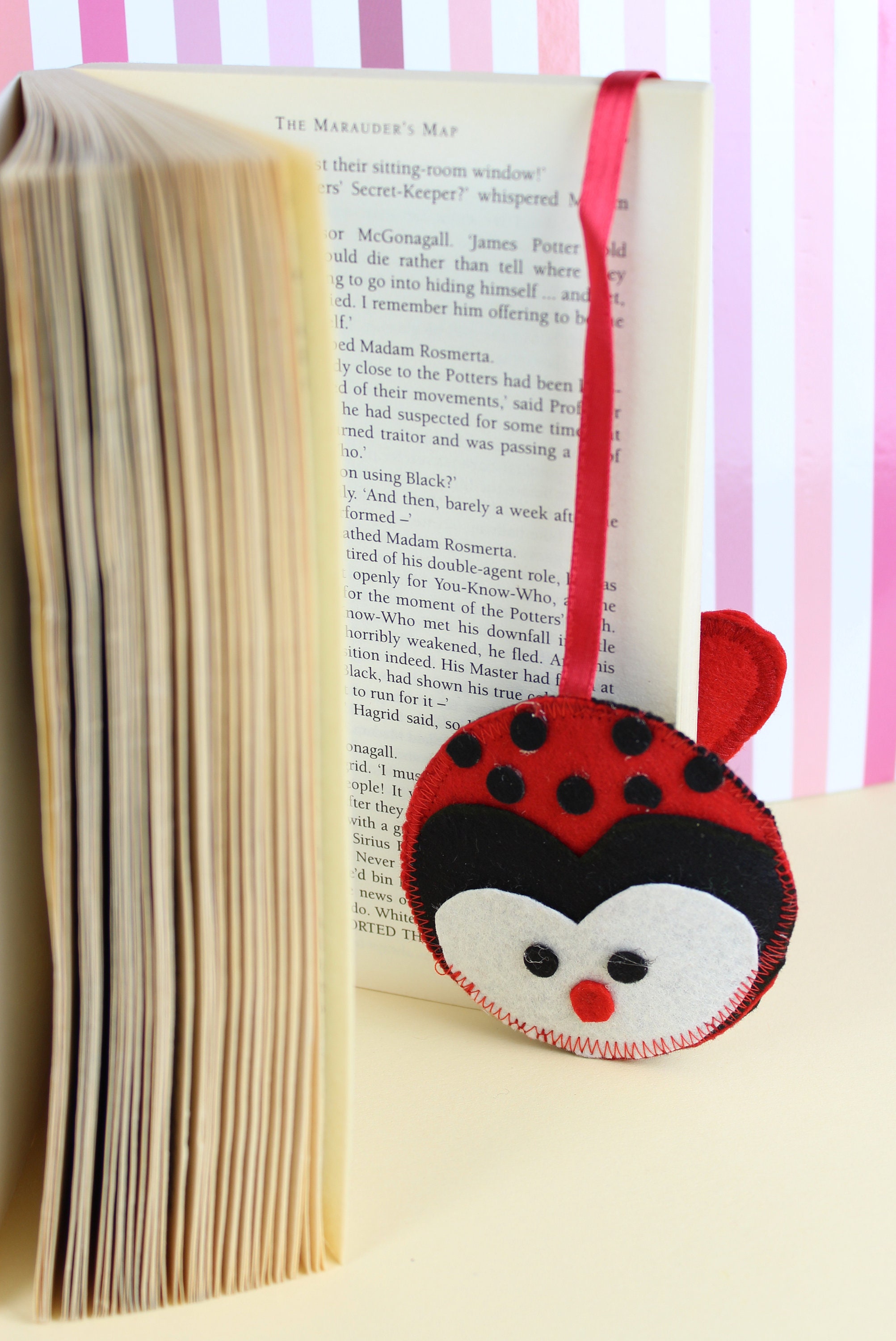 Ladybug Bookmark, Insect Bookmark, Primary School Gift, Preschool ...