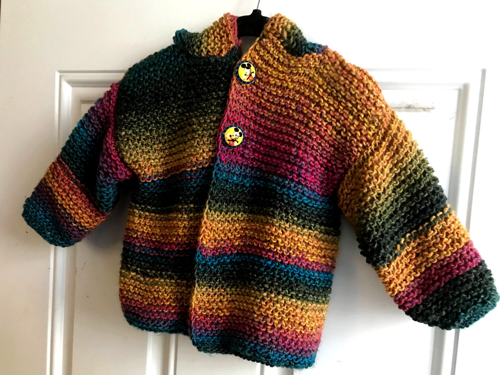 Baby Hand Knit Sweater With Hood in Multiple Colors and Various Sizes ...