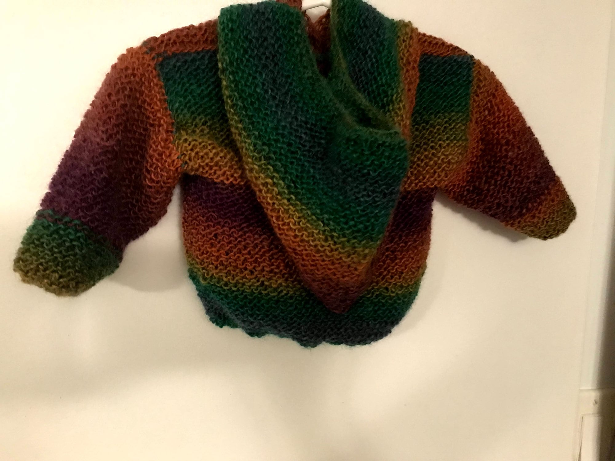 Baby Hand Knit Sweater With Hood in Multiple Colors and Various Sizes ...