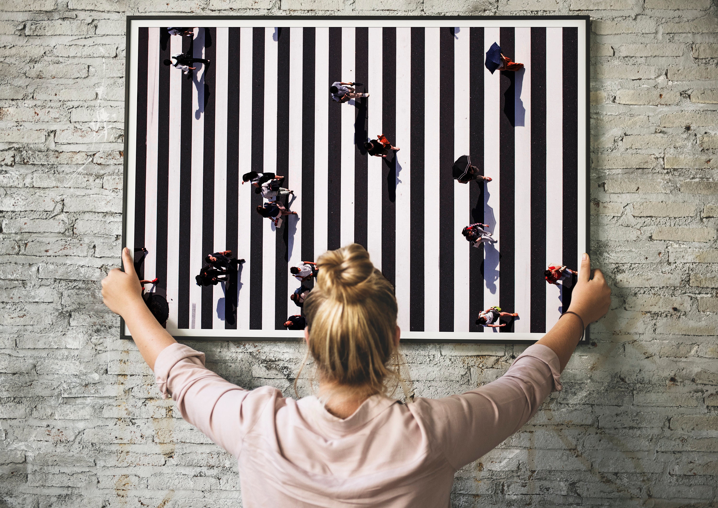 Zebra Crossing Print, Pedestrian Crossing, Shibuya Tokio Instant ...