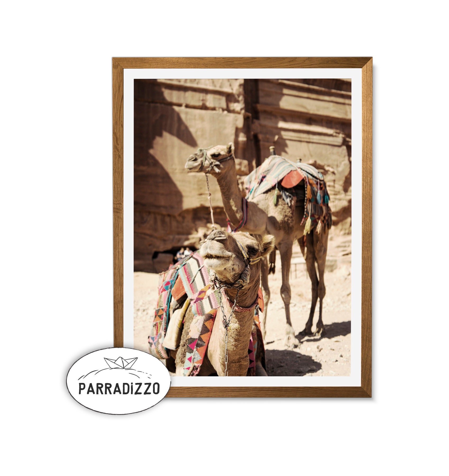 Camel Digital Print Wall Art Instant Download, Boho Animal Printable ...