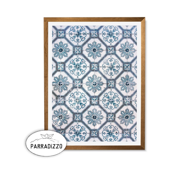 Mosaic Tiles Poster - Etsy