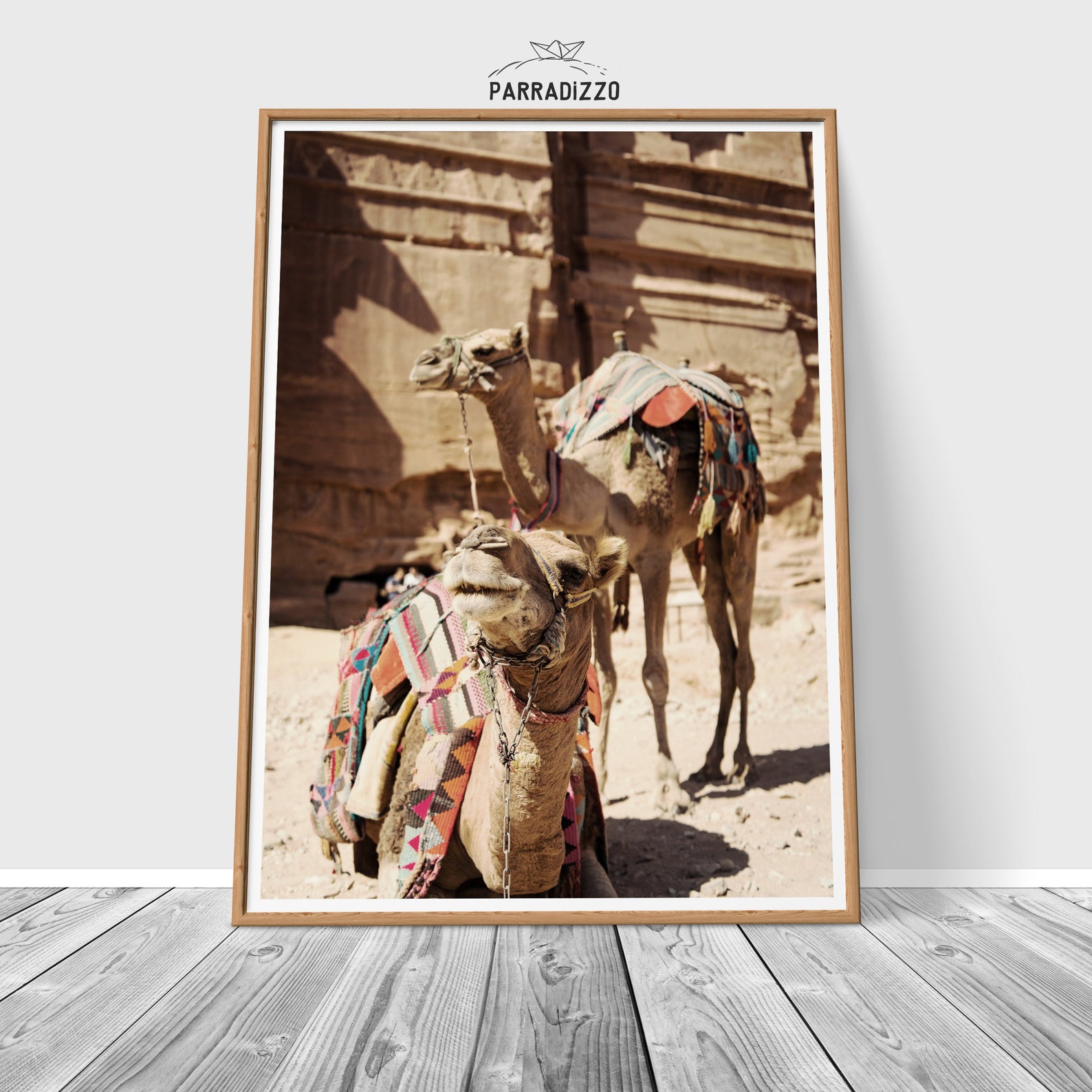 Camel Digital Print Wall Art Instant Download, Boho Animal Printable ...