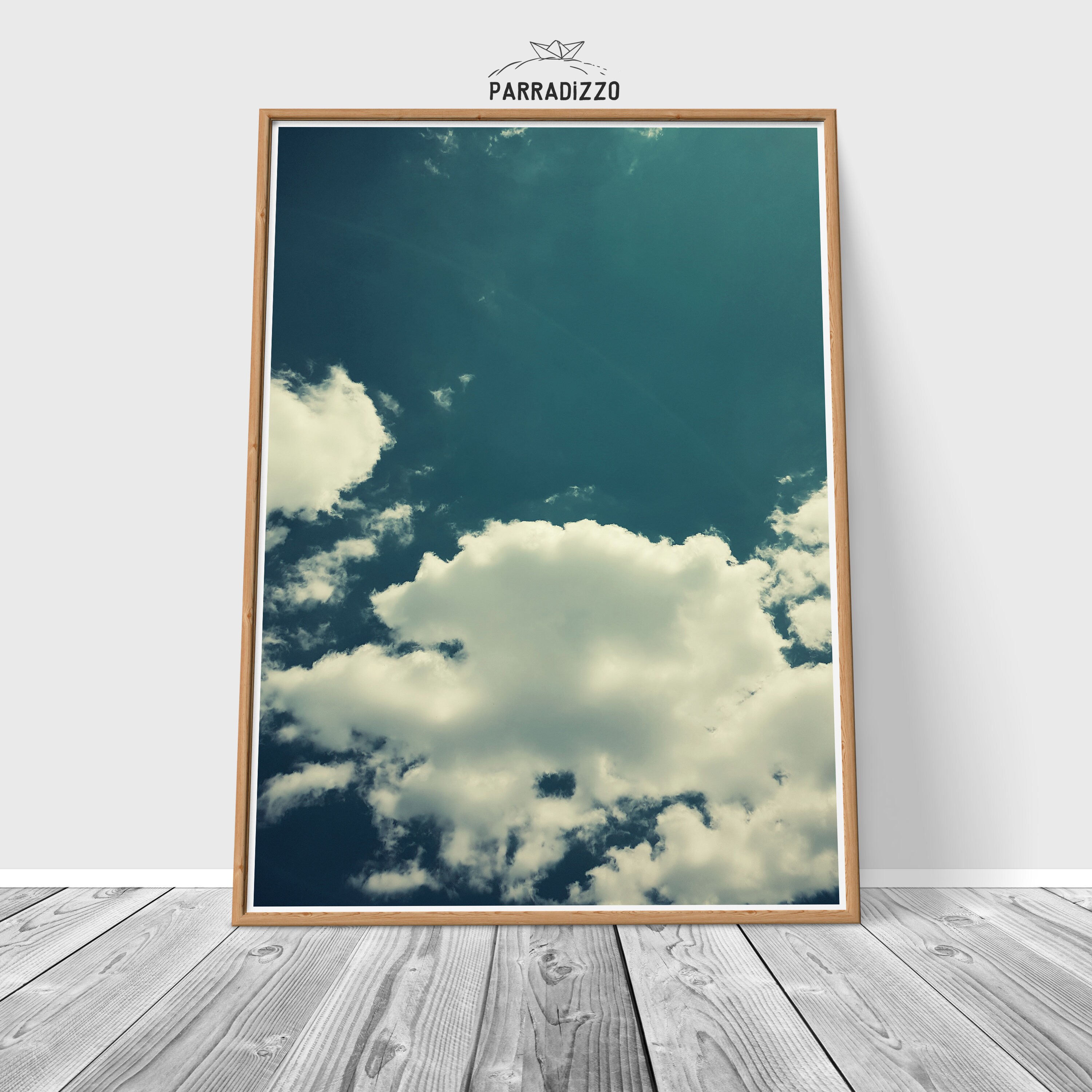 Blue Sky Print Clouds Print Instant Download Wall Art - Etsy