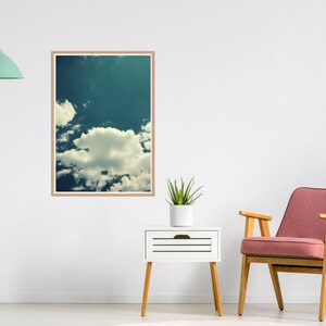 Blue Sky Print, Clouds Print, Instant Download, Wall Art, Printable Art ...