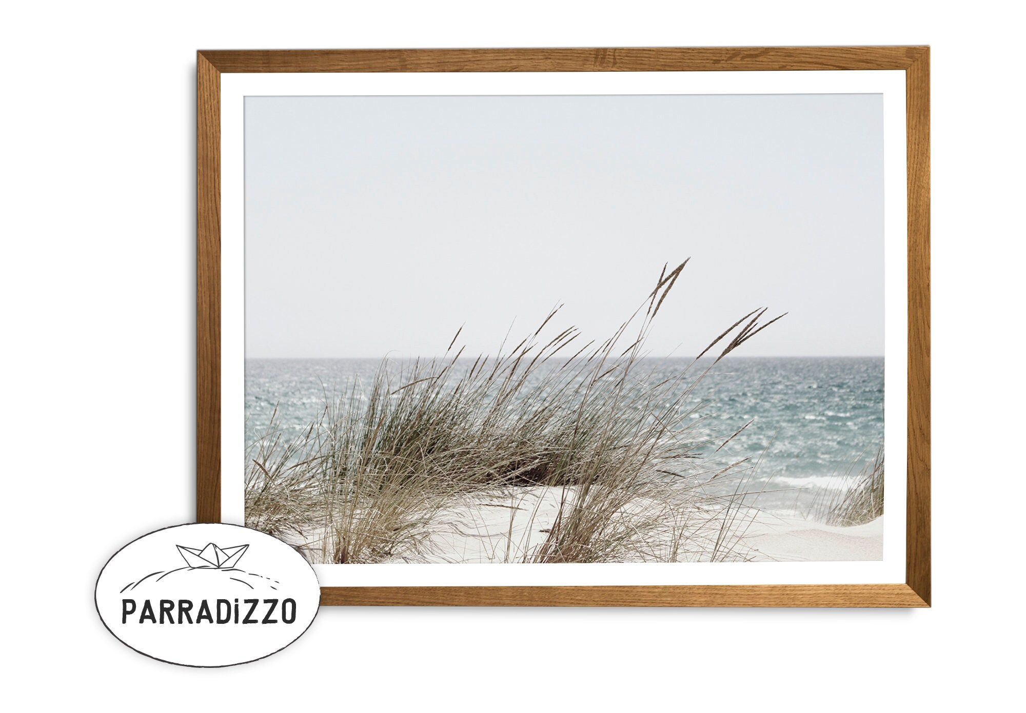 Beach Grass Photography Wall Art, Ocean View Digital Print Instant ...