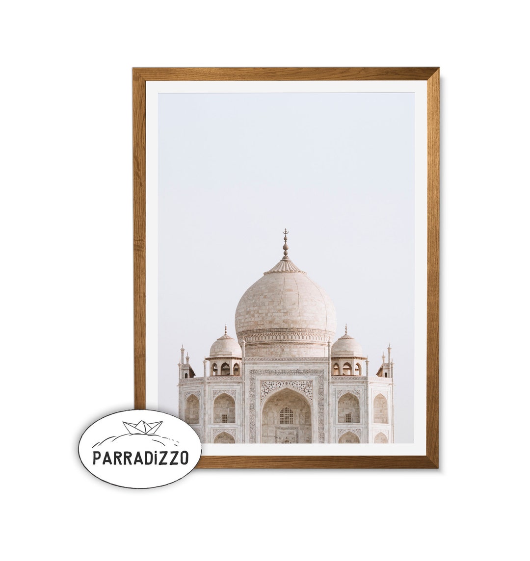 Taj Mahal Digital Print Indian Architecture Photography, Famous Palace ...