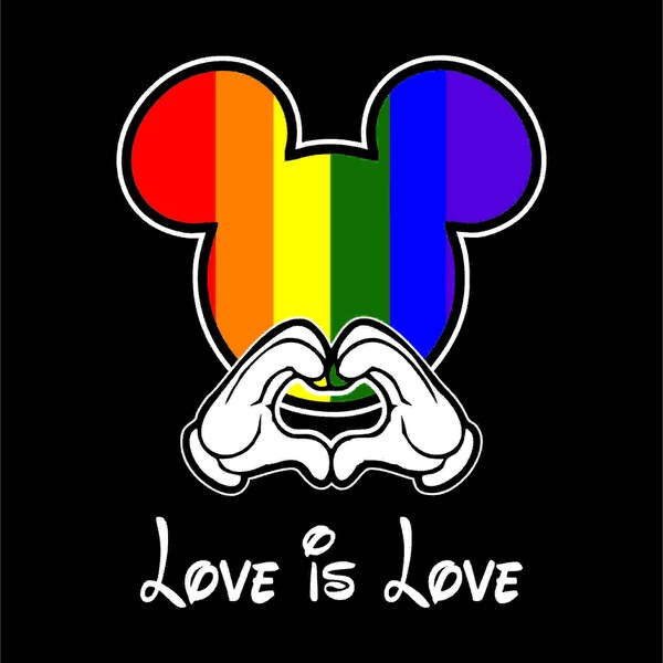 Mickey Pride Svg - Etsy