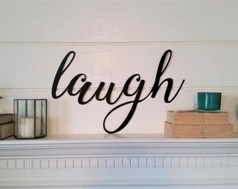 Laugh sign | Etsy