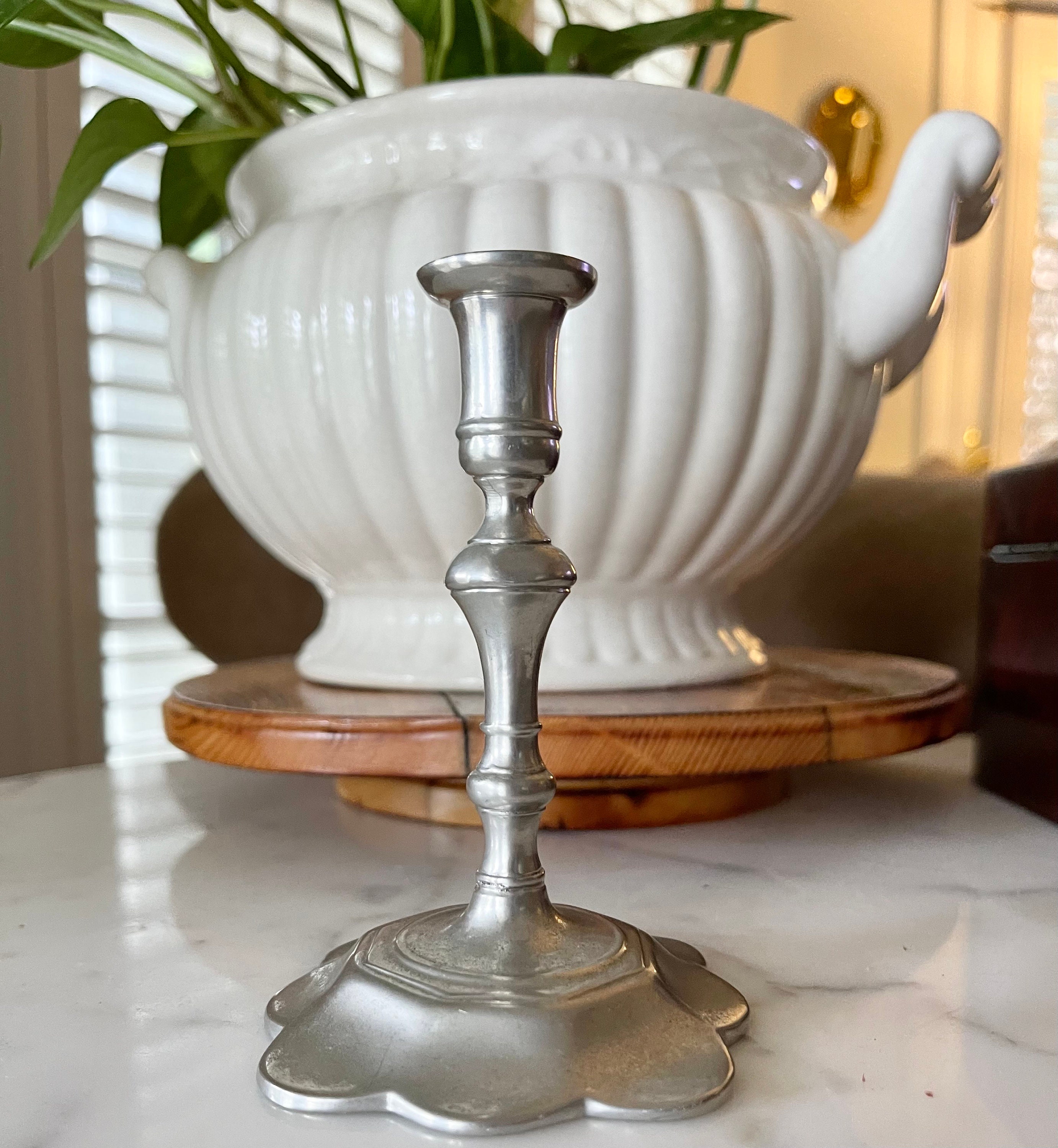 Pewter, Candlestick, Vintage Pewter, Vintage Candlestick, Berg Pewter ...