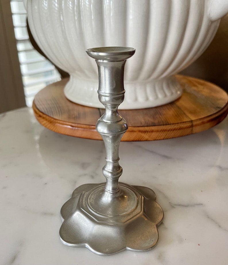 Pewter, Candlestick, Vintage Pewter, Vintage Candlestick, Berg Pewter ...