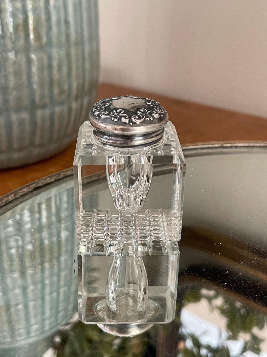 Inkwell, Victorian Inkwell, Sterling Inkwell, Victorian Sterling ...