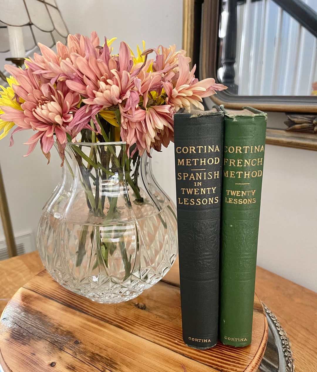 Spanish Book, French Book, Cortina Method, Antique Books, Book Stack ...