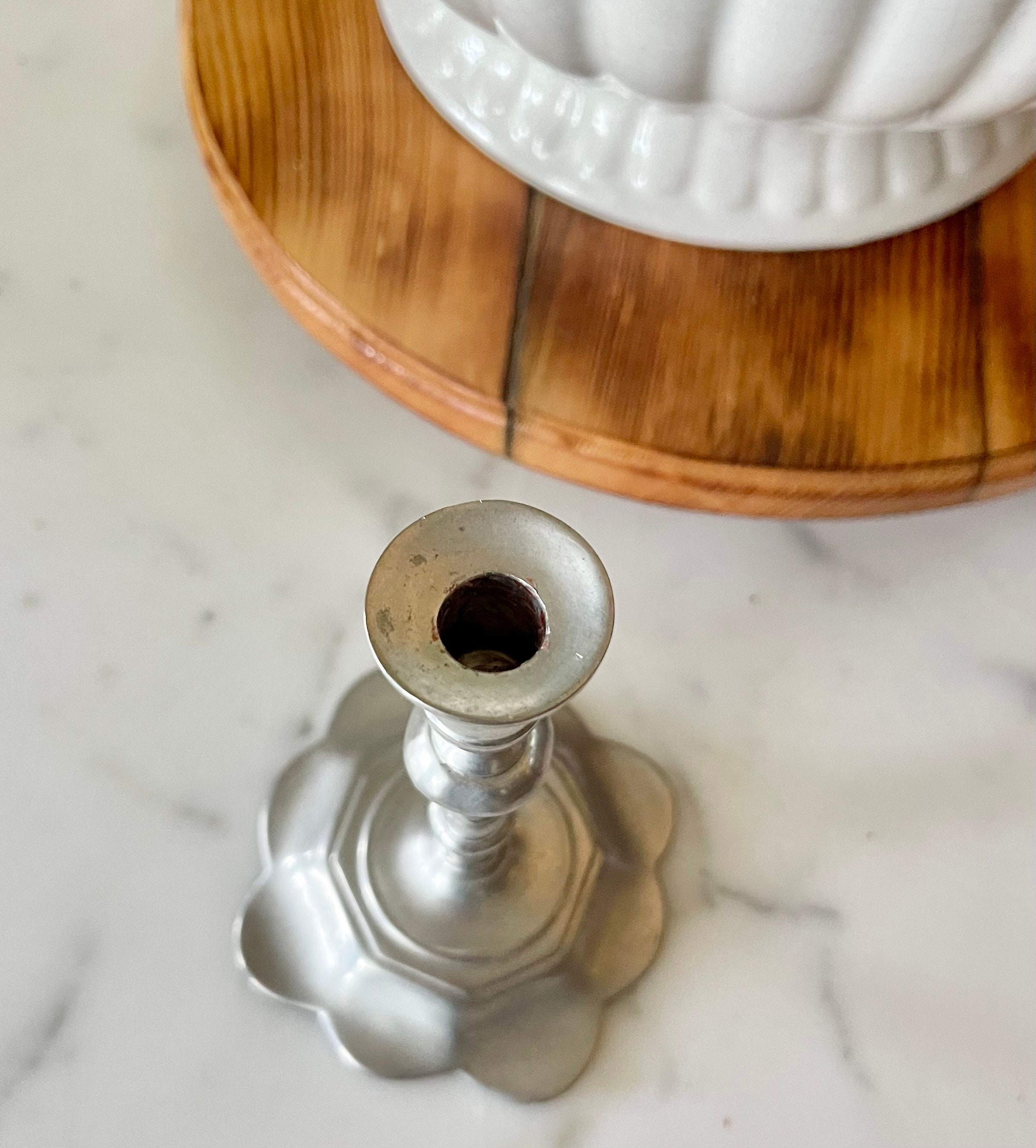 Pewter, Candlestick, Vintage Pewter, Vintage Candlestick, Berg Pewter ...