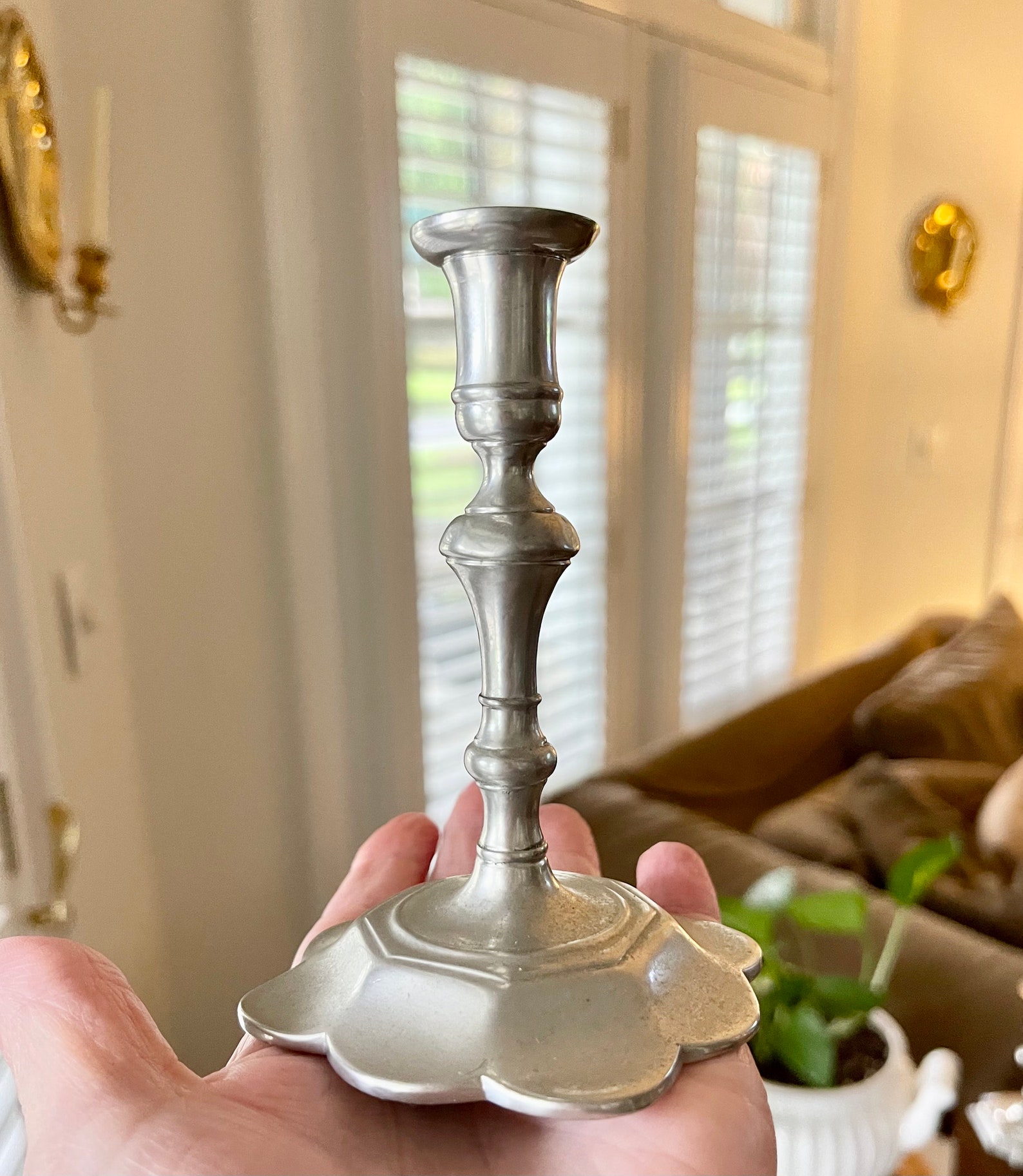 Pewter, Candlestick, Vintage Pewter, Vintage Candlestick, Berg Pewter ...