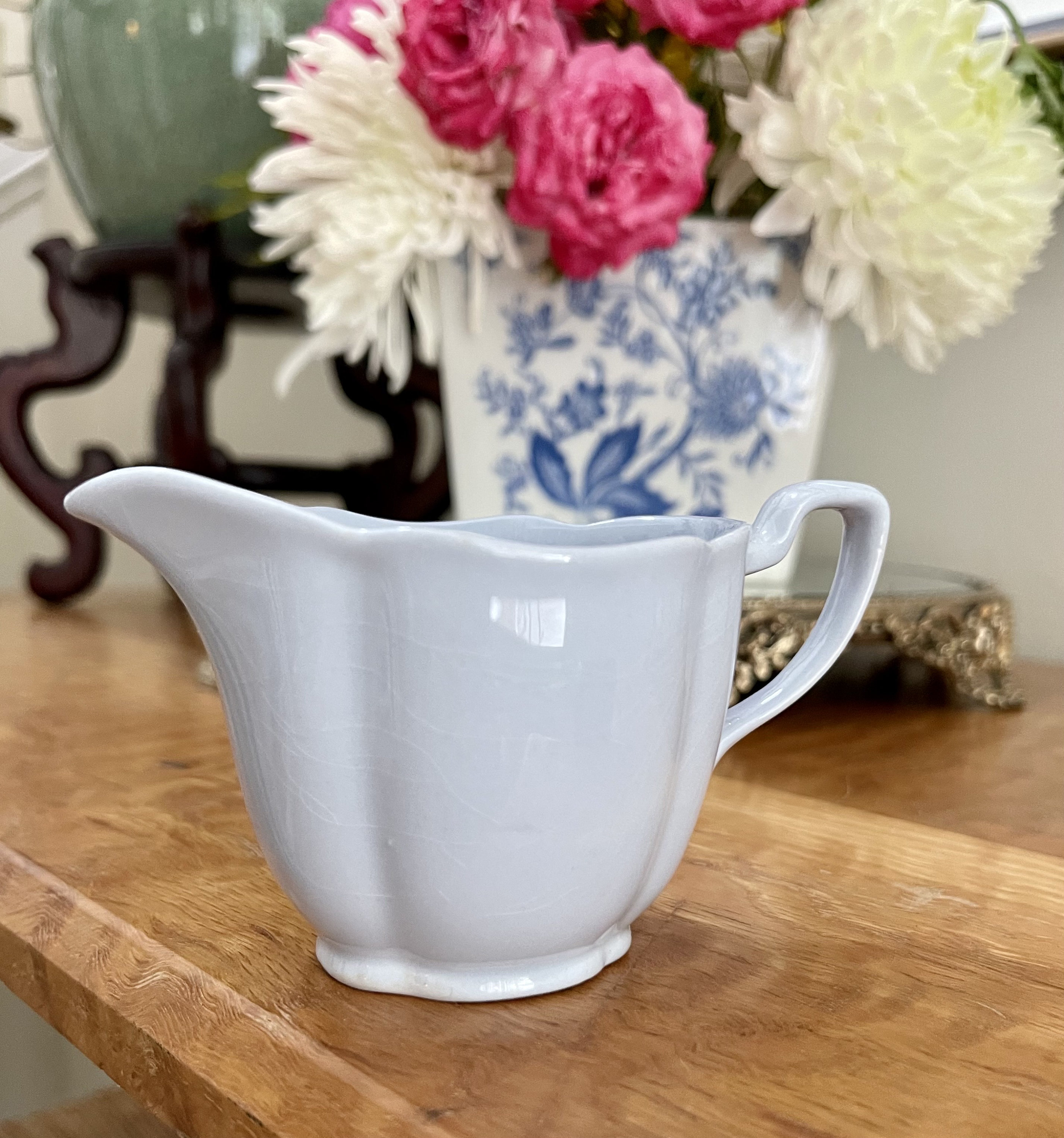 Creamer, Vintage Creamer, Blue Creamer, Grey Dawn, Light Blue, Pastel ...