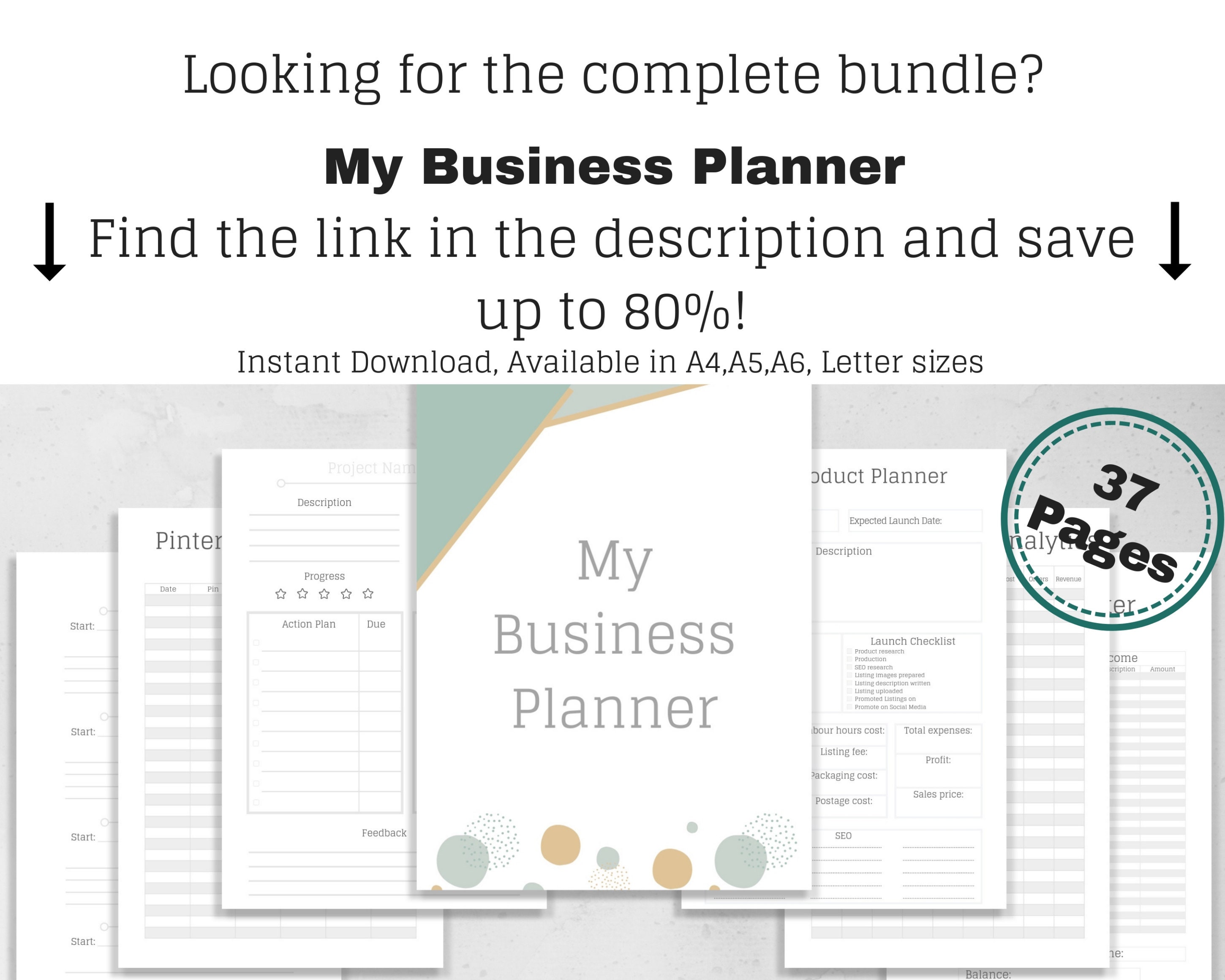 Printable Inventory Planner Inventory Spreadsheet Inventory | Etsy