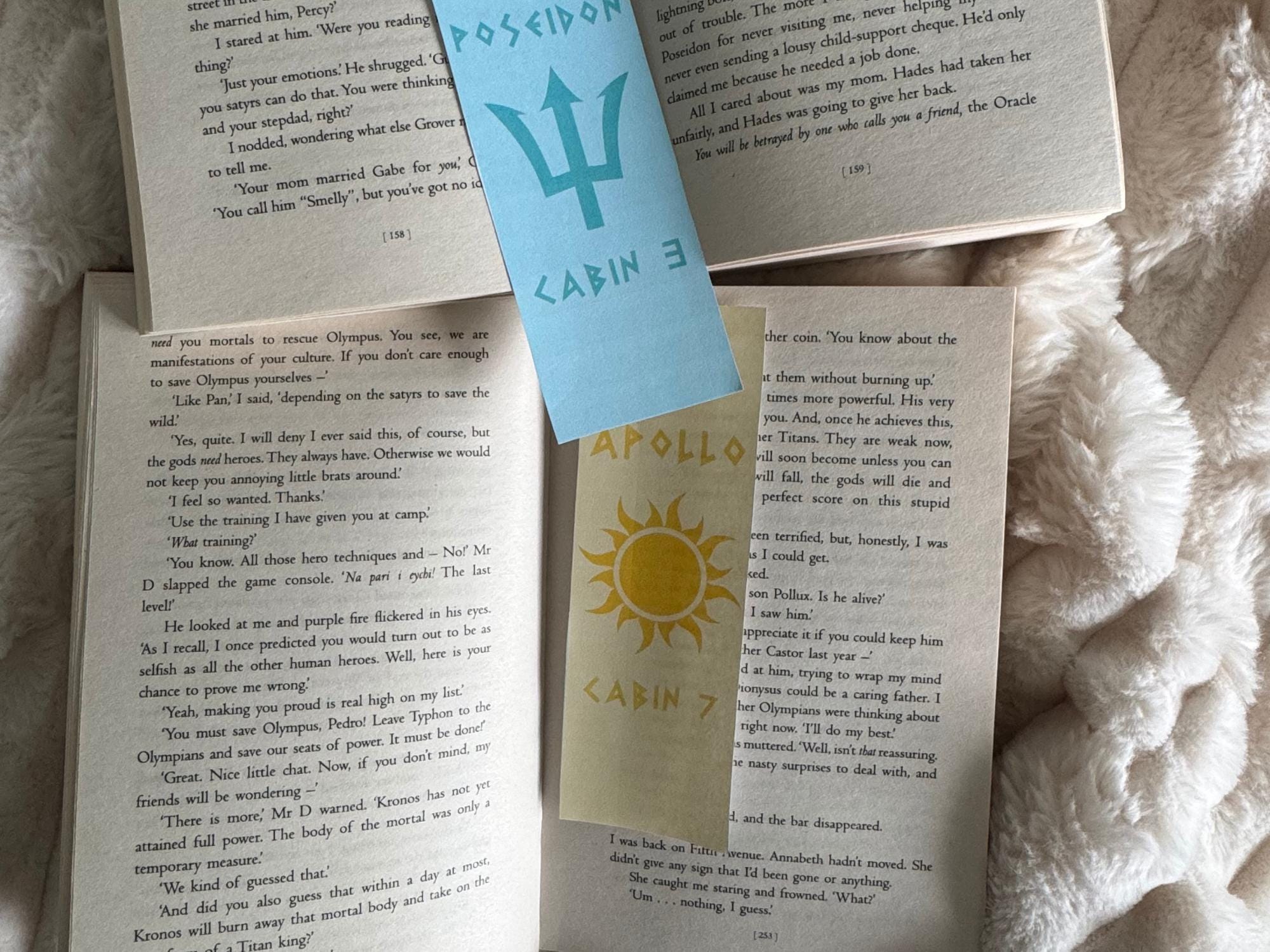 14 Percy Jackson Camp Half Blood Cabin Bookmarks - Etsy