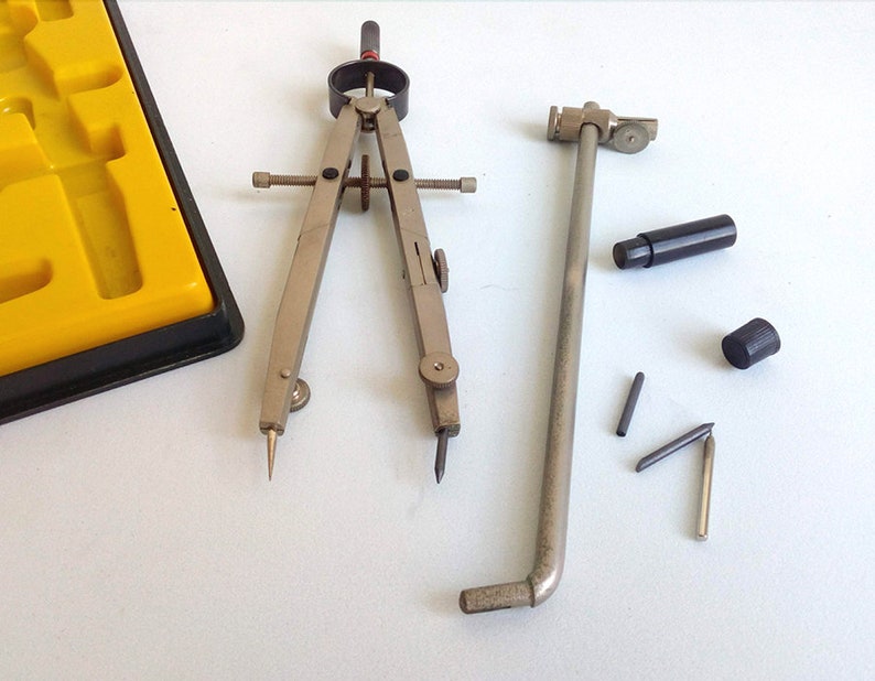 Vintage Rotring Set Metal Compass. Vintage Compass. Vintage | Etsy