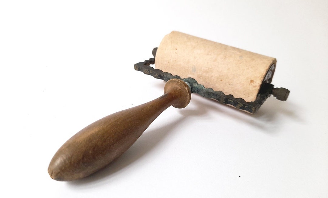 Vintage Metal Roller Blotter. Vintage Ink Blotter. Antique Metal ...