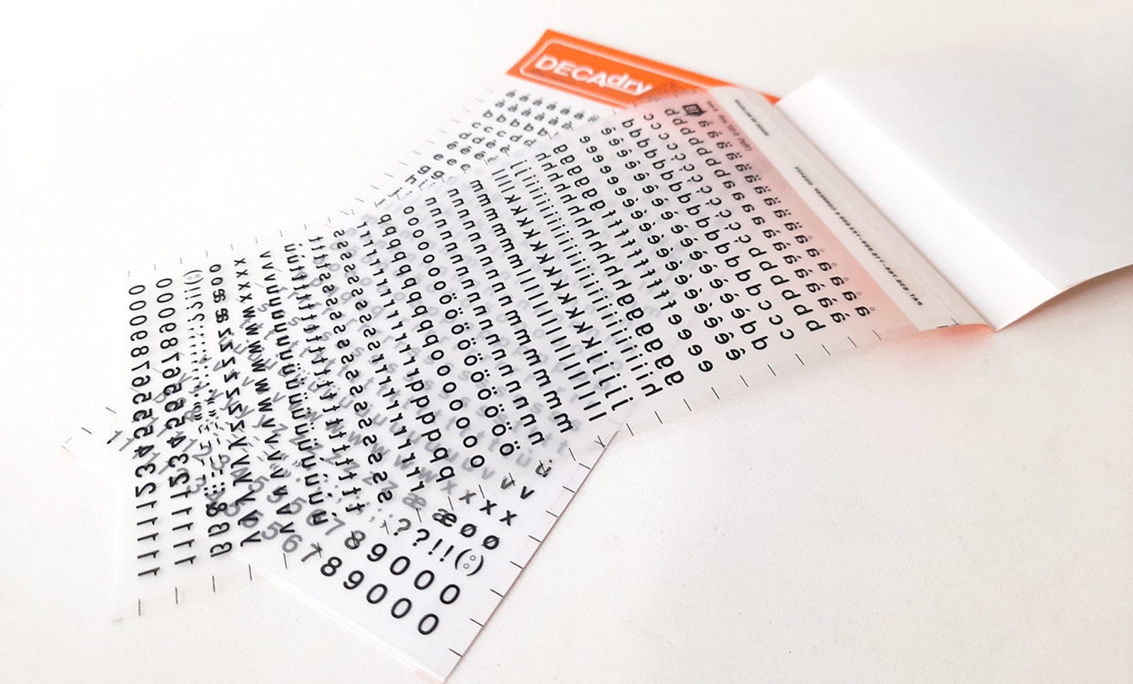 Vintage Set of Two Instant Rub on Letter Transfers From - Etsy