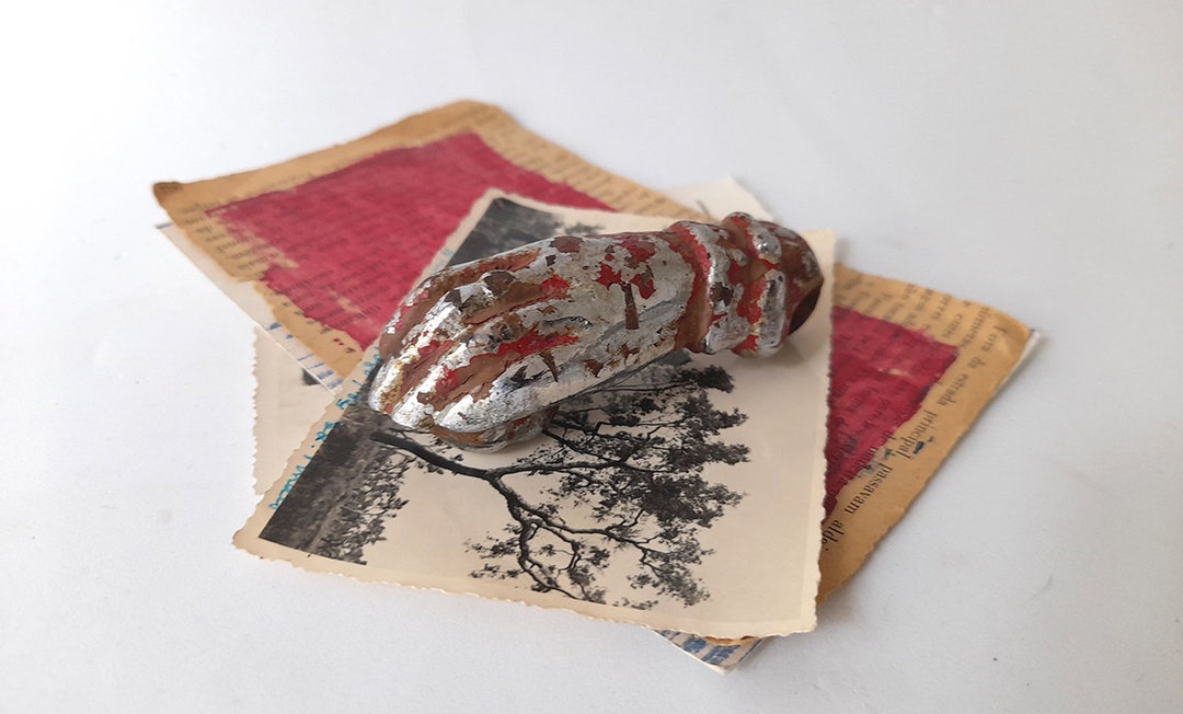 Very Old Metal Hand Shape Paperweight. Antique Metal Hand - Etsy
