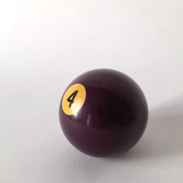 Number 4 Pool Ball - Etsy