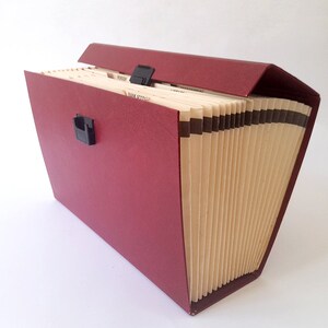 Vintage Alphabetical Adjustable File Index. Vintage Suitcase-shaped ...