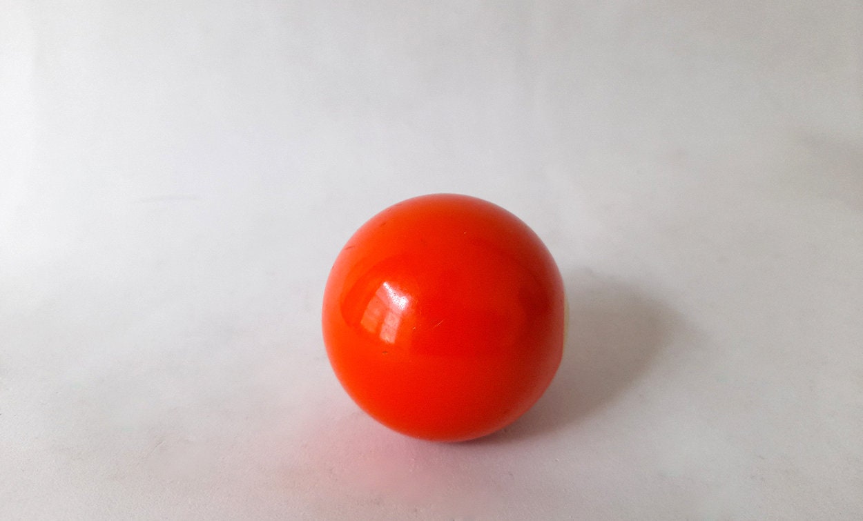 Vintage Billiard Ball. Billiard Ball Number 5. Orange Billiard | Etsy