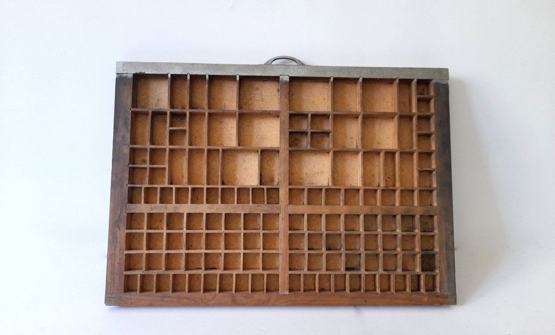 Vintage Wooden Typography Drawer. Vintage Letterpress Drawer. Old ...