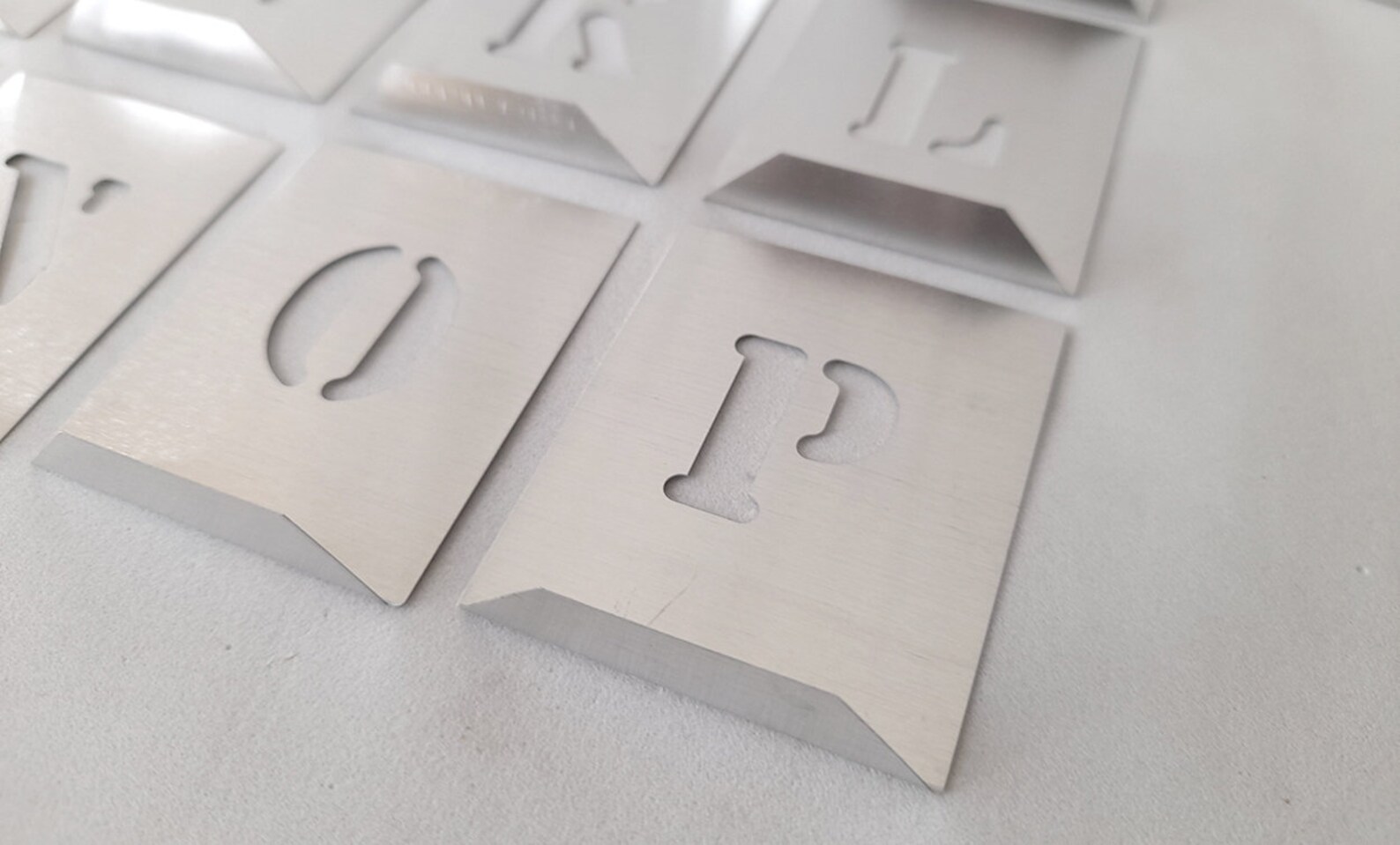 Complete Vintage Set of Alphabet Letters in Very Thin Metal - Etsy