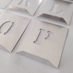 Complete Vintage Set of Alphabet Letters in Very Thin Metal - Etsy