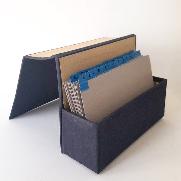 Address File Box - Etsy