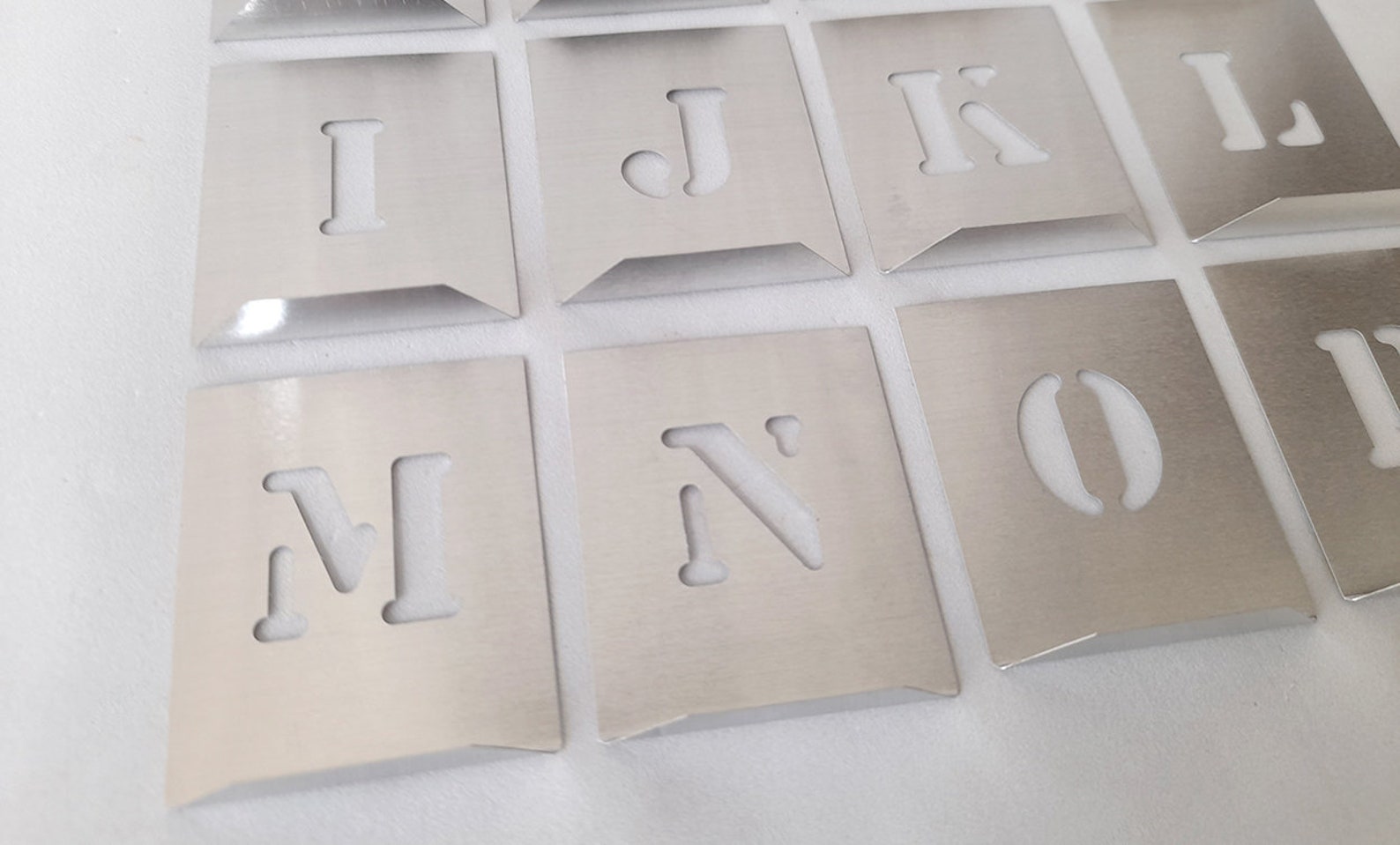 Complete Vintage Set of Alphabet Letters in Very Thin Metal - Etsy