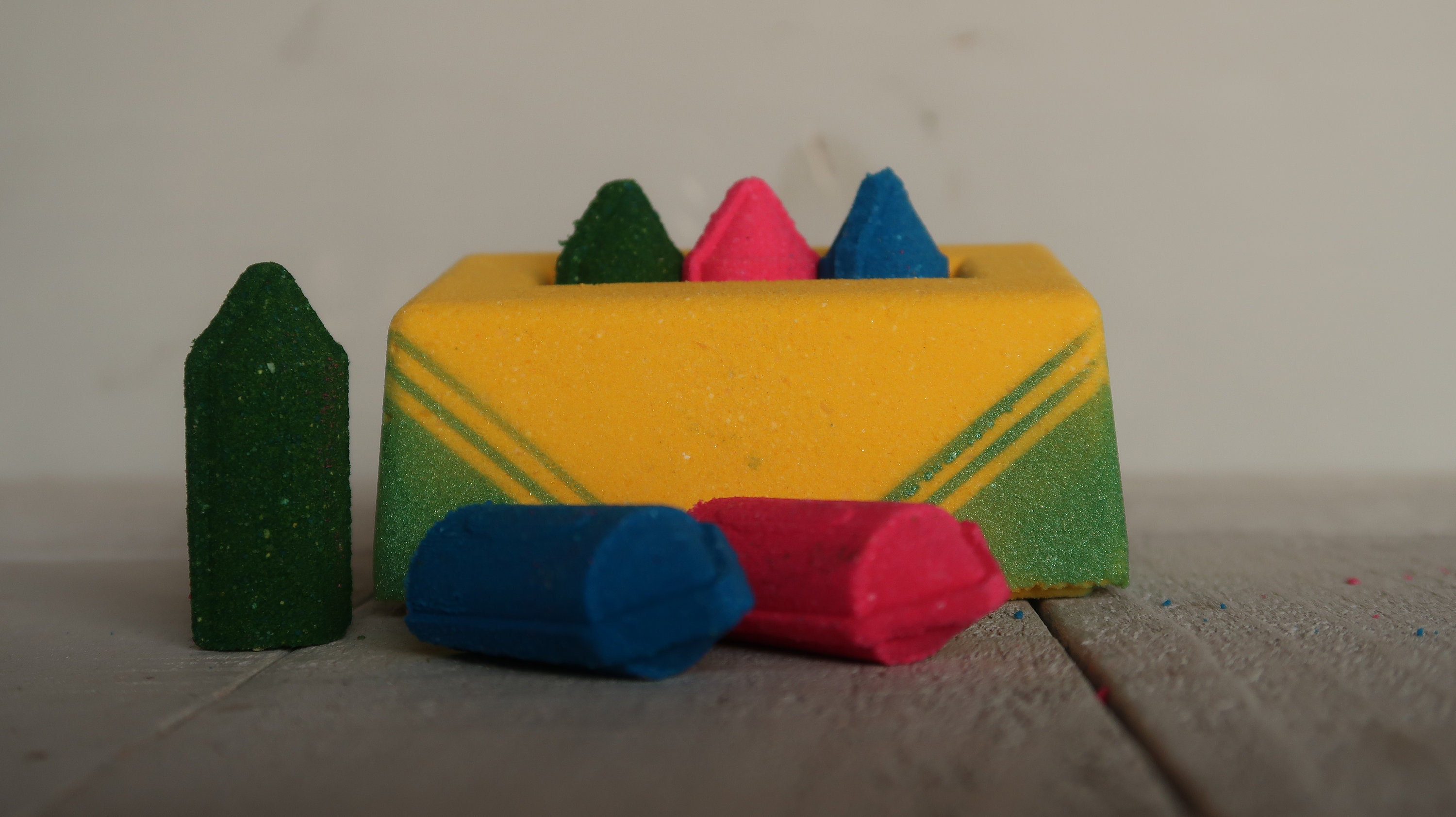 Crayon Box With Small Crayon Bath Bomb Set - Etsy